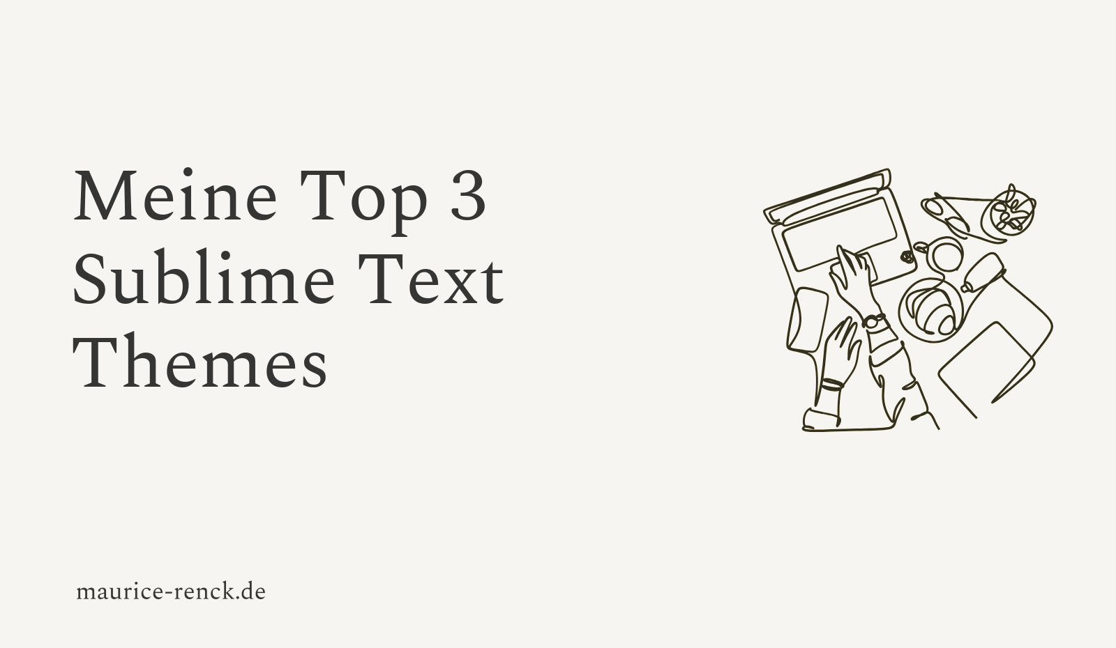 Meine Top 3 Sublime Text Themes - Maurice Renck