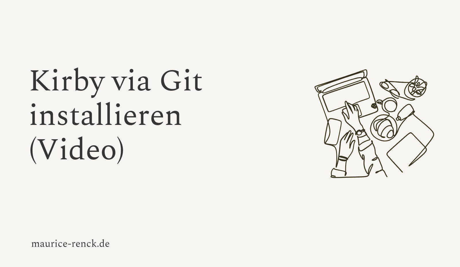 Kirby via Git installieren (Video) - Maurice Renck